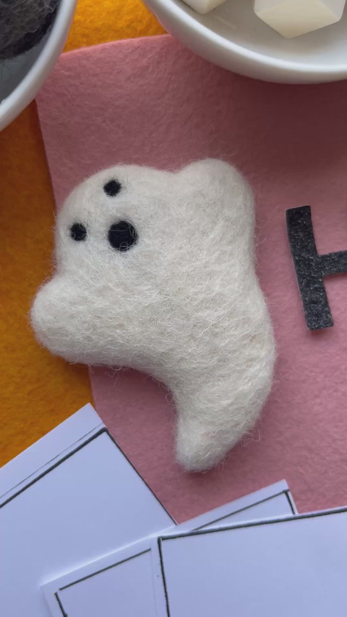 Felt Banner Garland Craft Kit | Hey Boo – Heartgrooves Handmade